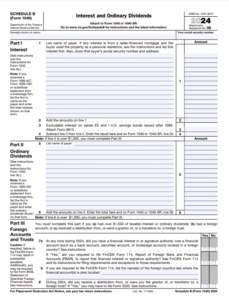 Pro Tips for Quickly Completing Form 1040 Schedule B (Tax Year 2024 ...
