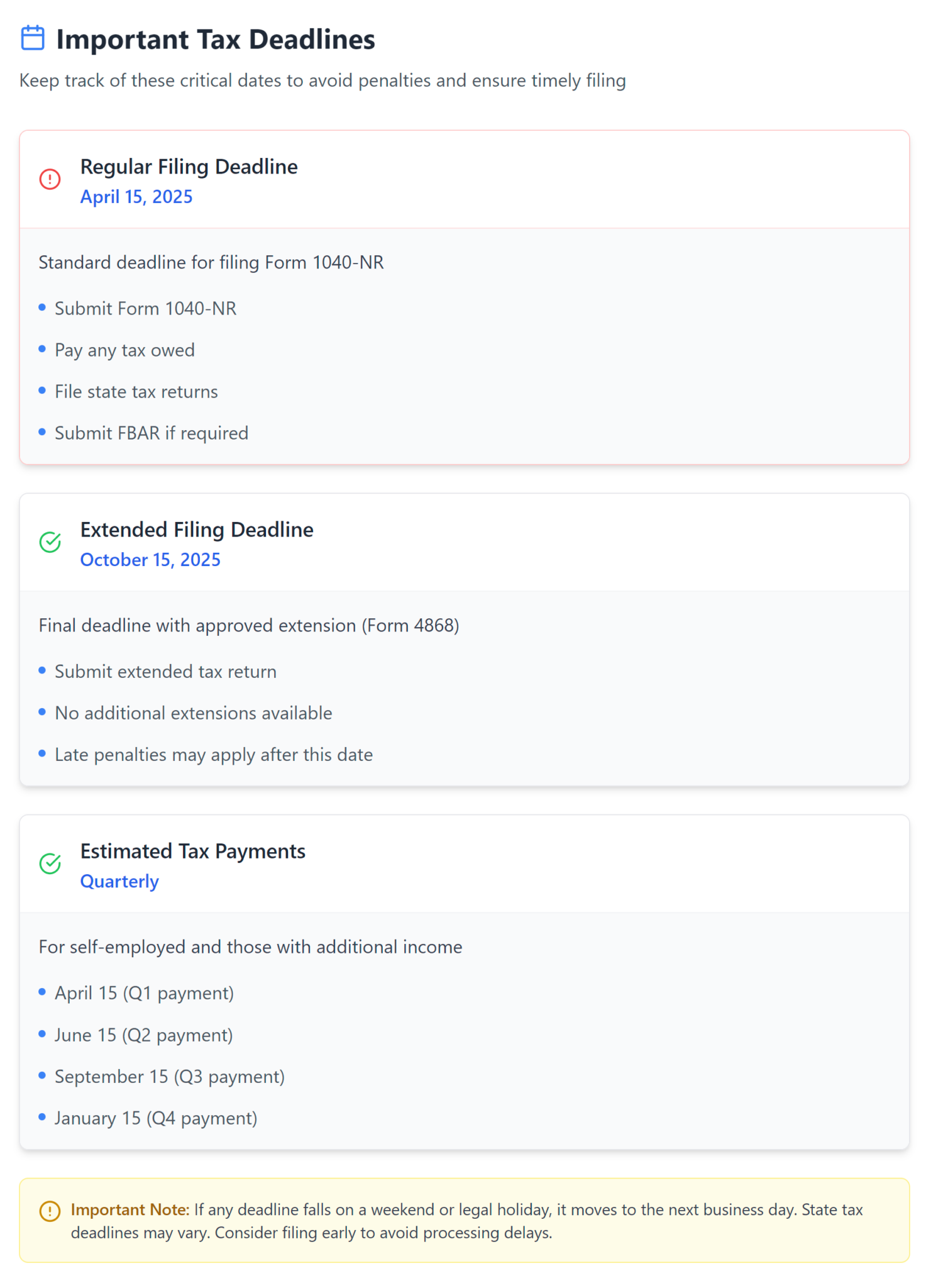 US Tax Filing for Non-Residents: A Complete Guide - XOA TAX - Best CPA ...